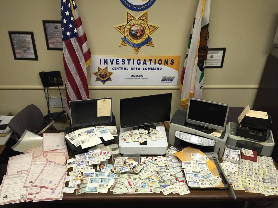 DMV Investigators Nab Merced County Man For Making False ID's ...