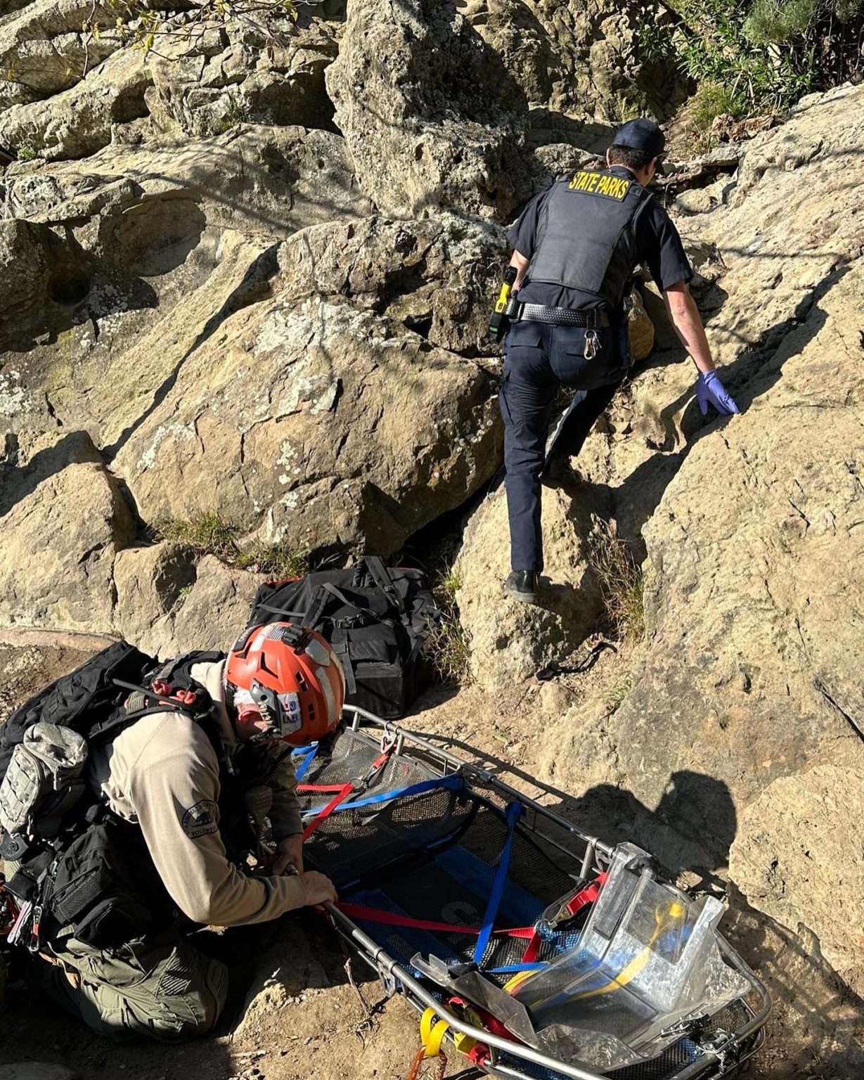 Malibu Creek State Parks Peace Officer Lifeguards Rescue Injured Hiker ...